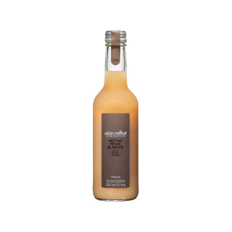 Alain Milliat White Peach Nectar Glass Bottle 12x330ml – Aqua Amore Limited