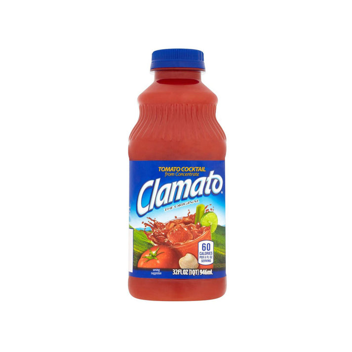 Clamato Tomato Juice Cocktail Plastic Bottle 12x946ml – Aqua Amore Limited